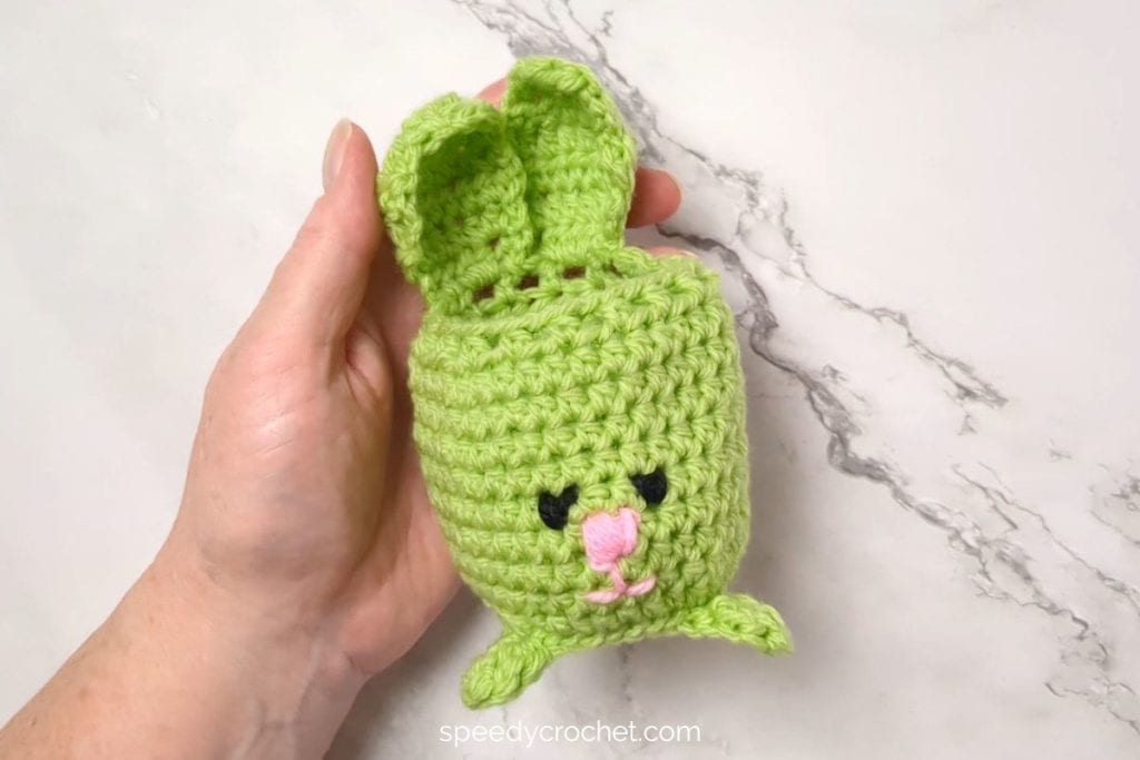 Bunny Crochet Drawstring Pouch – DIY Gift Bag | Speedy Crochet