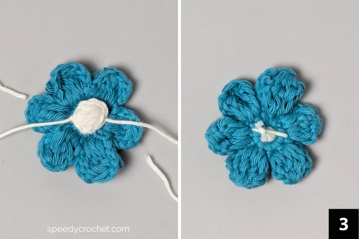 How To Crochet A Puff Flower | Speedy Crochet